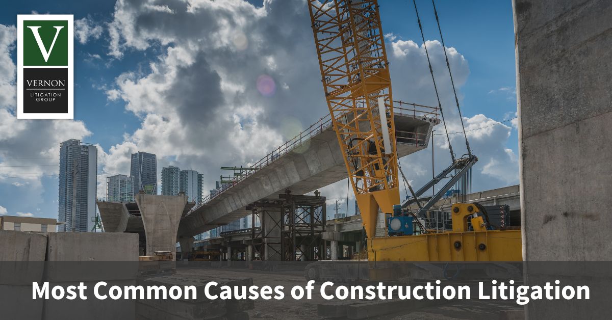 Most Common Causes of Construction Litigation Disputes